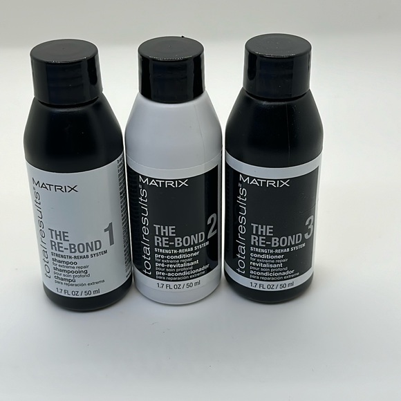 Matix | Hair | 325 Matrix Rebond Three Piece Hair Travel Set | Poshmark
